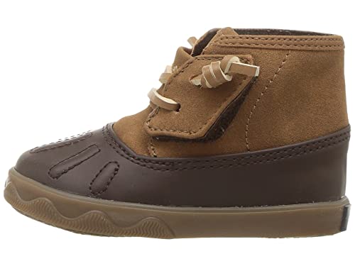 Sperry Kids Footwear Baby Icestrom Crib Boot, Tan/Brown, 4 US Unisex Infant