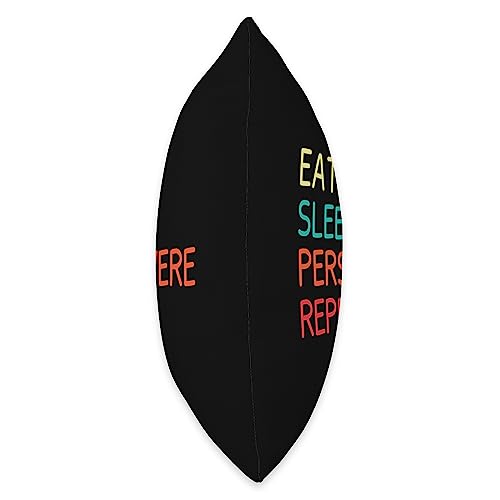 Eat Sleep Persevere Repeat Merch Persevere Throw Pillow, 16x16, Multicolor
