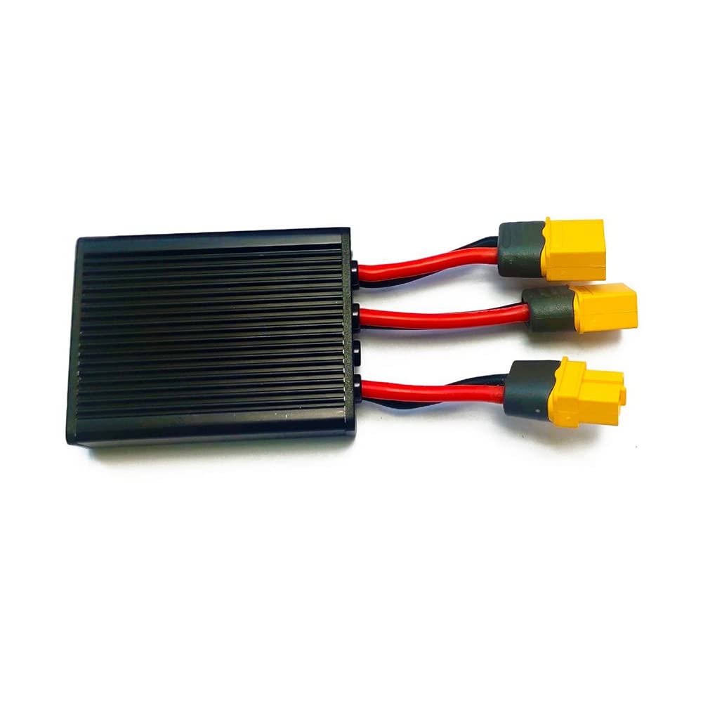 Bumdenuu 20V-72V 30A Battery Connector for Increase The Capacity by Connecting Two Batteries in Parallel Equalization Module, Black (500192227A1)