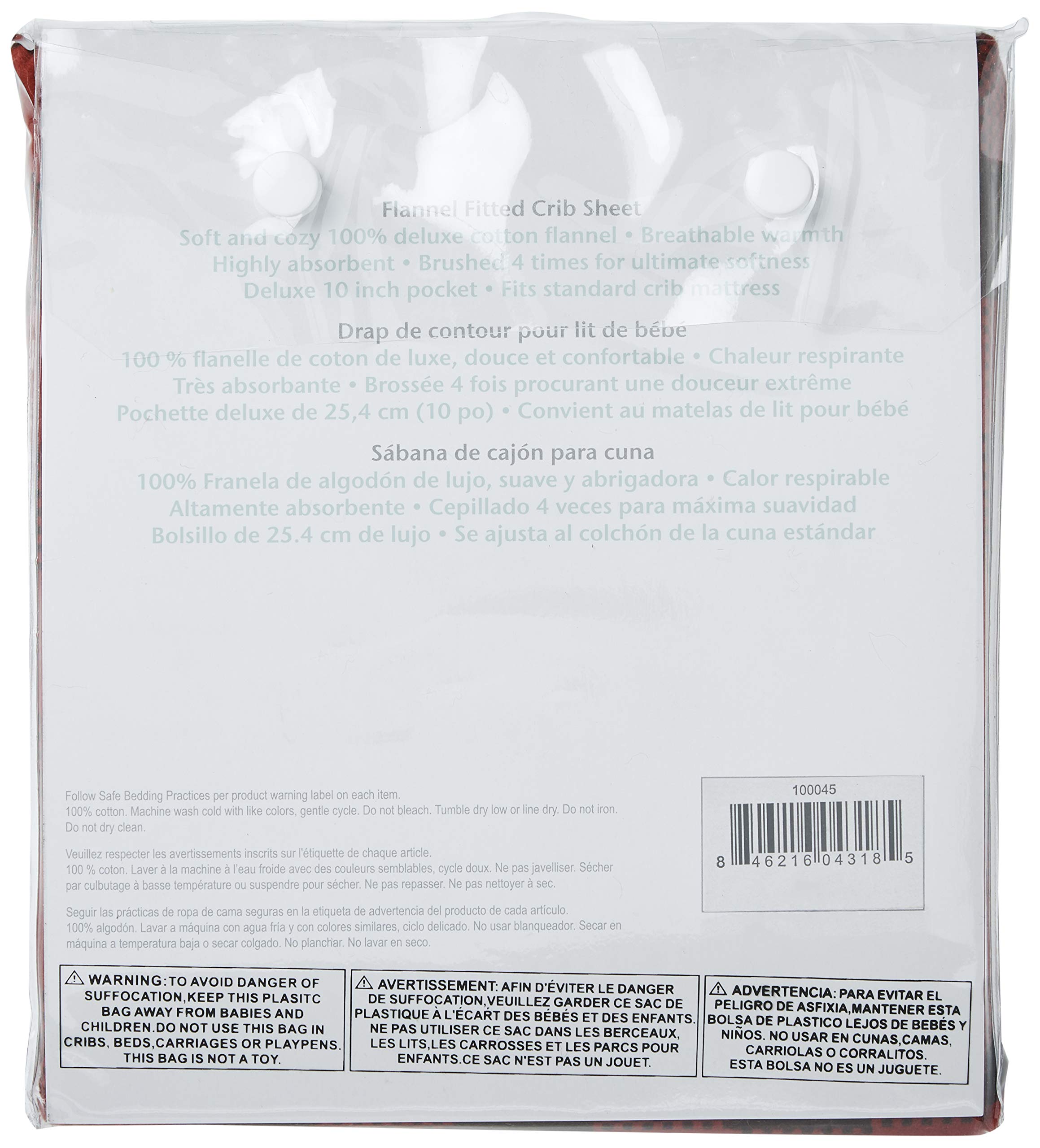 Sage Dot Deluxe Flannel Fitted Crib Sheet - Dot Print Cotton Flannel, Sage and White, Fully Elasticized, 10 in Deep Pockets, Fits Standard Crib Mattress 28 in x 52 in