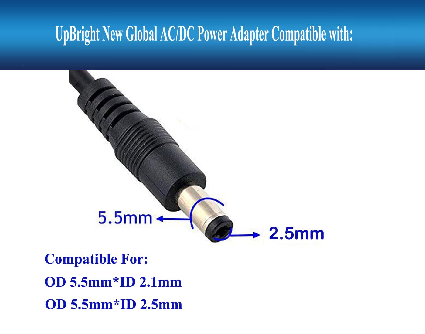 UpBright 5V AC Adapter Compatible with Metrologic Honeywell 3A-052WP05 00-06324 NCR Xenon 1902 CCB01-010BT Base 1200G 1300 1400G 46-00525 Voyager Barcode Scanner 6123 48-5.2-650R 5.2V DC Power Charger