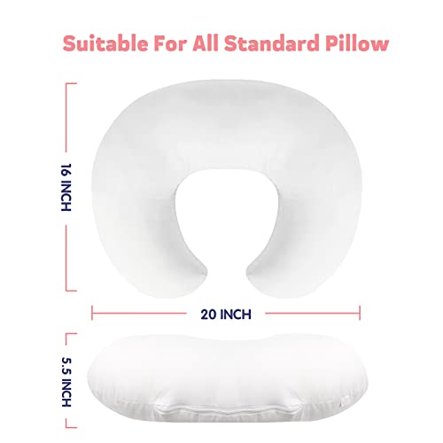 Ezencon Nursing Pillow for Breastfeeding Positioner - Bottle Breast Feeding Pillows Baby Support Pillow Case