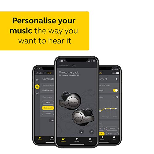 Jabra Elite 65t Earbuds โ Alexa Built-in, True Wireless Earbuds with Charging Case, Gold Beige โ Bluetooth Earbuds Engineered for The Best True Wireless Calls and Music Experience