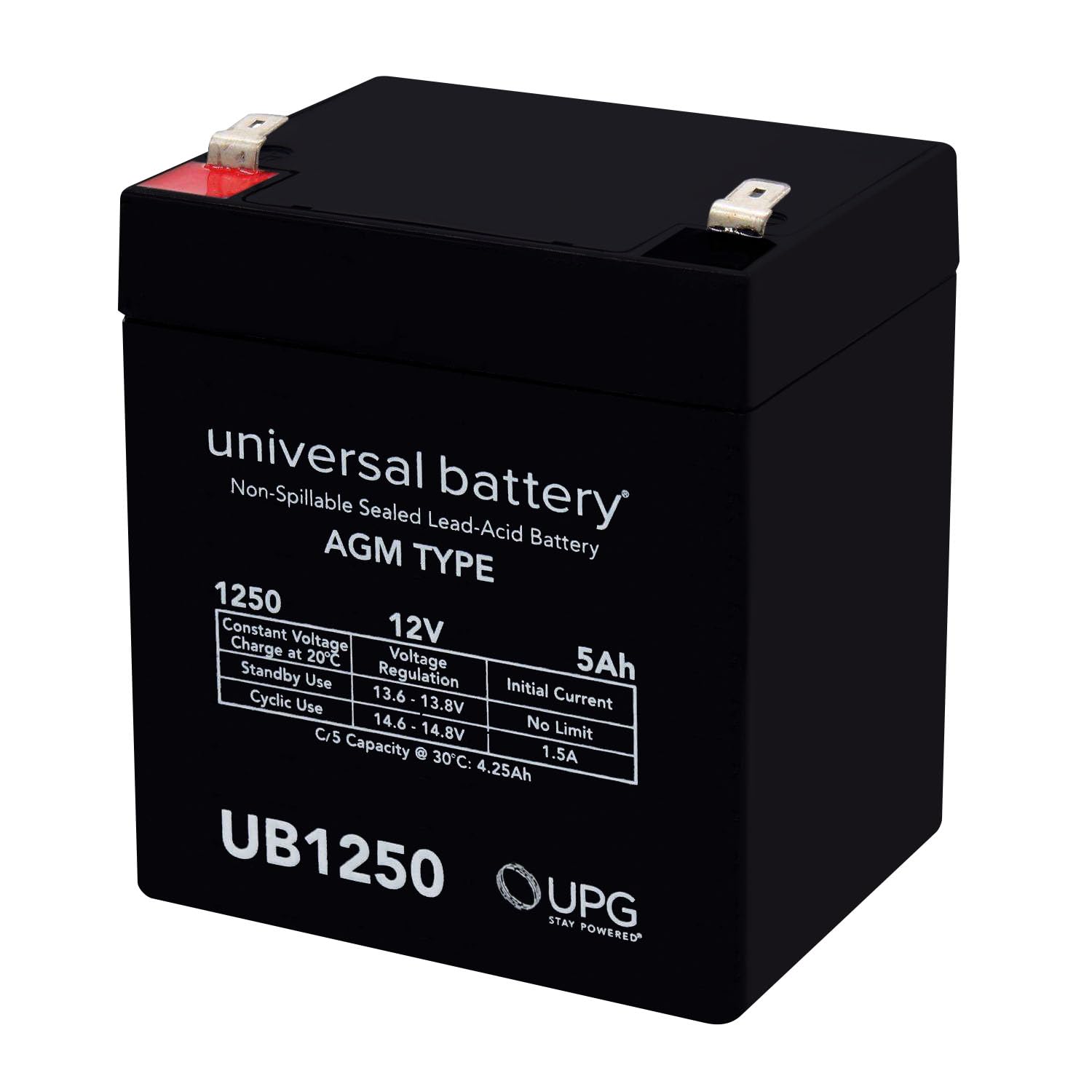 UPG 12V 5AH SLA Replacement for ADT Safewatch Pro 3000 Alarm Battery