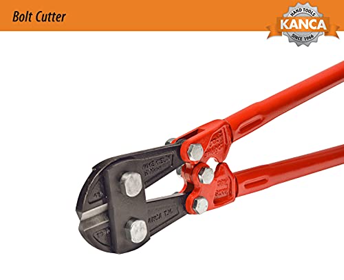 KANCA Bolt Cutter BC-7, Drop-Forged Metal Cutter and Steel Cutter, 18'' INCH Cutting Capacity 7 MM, Hand Tools & Home Improvement, Heavy Duty Cutter, Red Colour