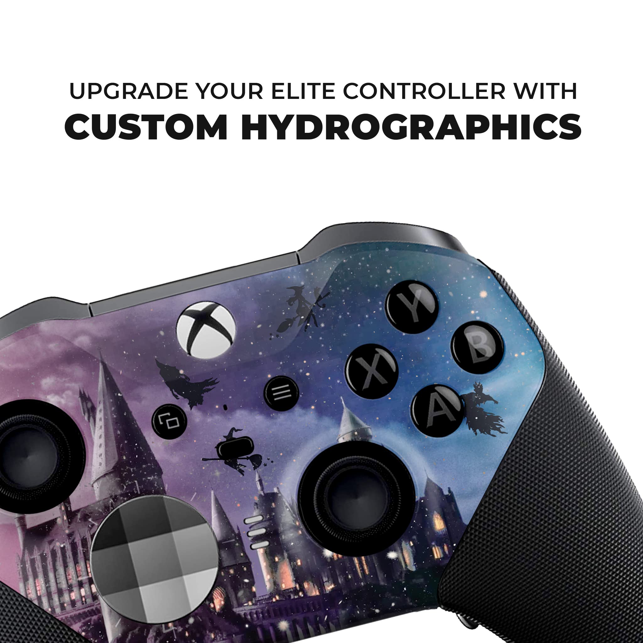 DreamController Harry Pottr X-box Elite Controller Series 2 Limited Edition Custom Elite Series 2 Controller for X-box One/Series X/S Made with Advanced Hydro-Dip Paint Technology (Not Just a Skin)