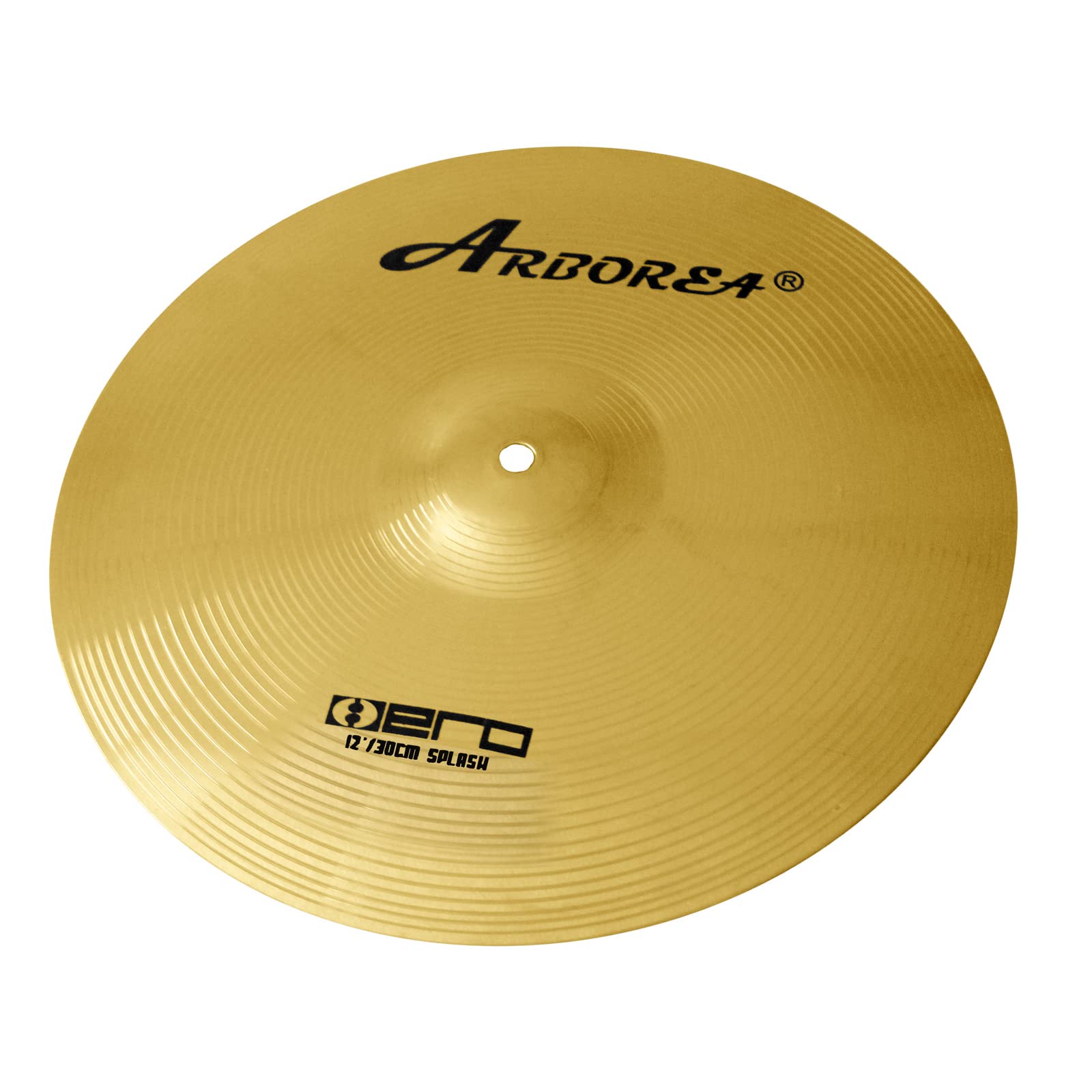 Arborea Splash Cymbal 12 Inch Brilliant Finish Cymbal Bright Sound Drum Cymbal For Practice