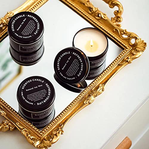 Family Scented Candles, Scented Candles, Fragrance and Soybean Pot Candle Gift Set - 3 Package, 9.6 Ounces, Lavender | Orange Flower | Annatto Candles