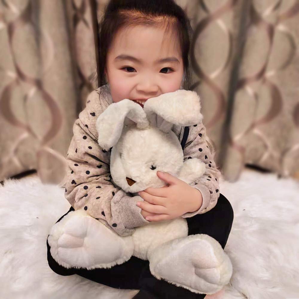 Ivenf Easter Bunny Stuffed Animal 12.5 Inches Tall, Large Plush Rabbit Baby Toy for Boys Girls Kids, Easter Gifts Basket Stuffers