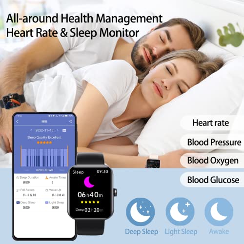 FILIEKEU F57L ๐ฉ๐๐๐๐
๐ฎ๐๐๐๐๐๐ ๐ด๐๐๐๐๐๐๐๐๐ Smartwatches Men Heart Rate Blood Pressure Temperature Sports Waterproof Smart Watch Women Fashion Black Couple Compatible with Android iOS