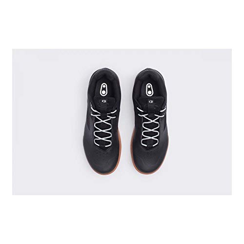 Crankbrothers mens Stamp MTB Shoes, Black/Silver/Gum, 10.5 US