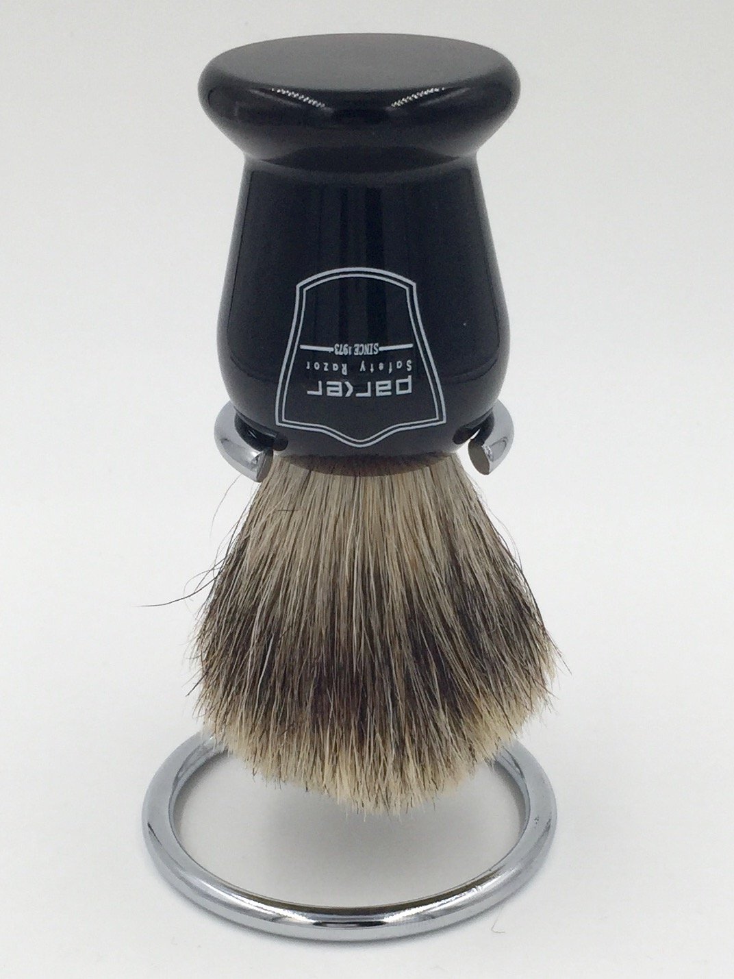 Super Safety Razors Chrome Shaving Brush Stand from, Prolong Shave Brush Life with this Stand by Drying with the Bristles Facing Down
