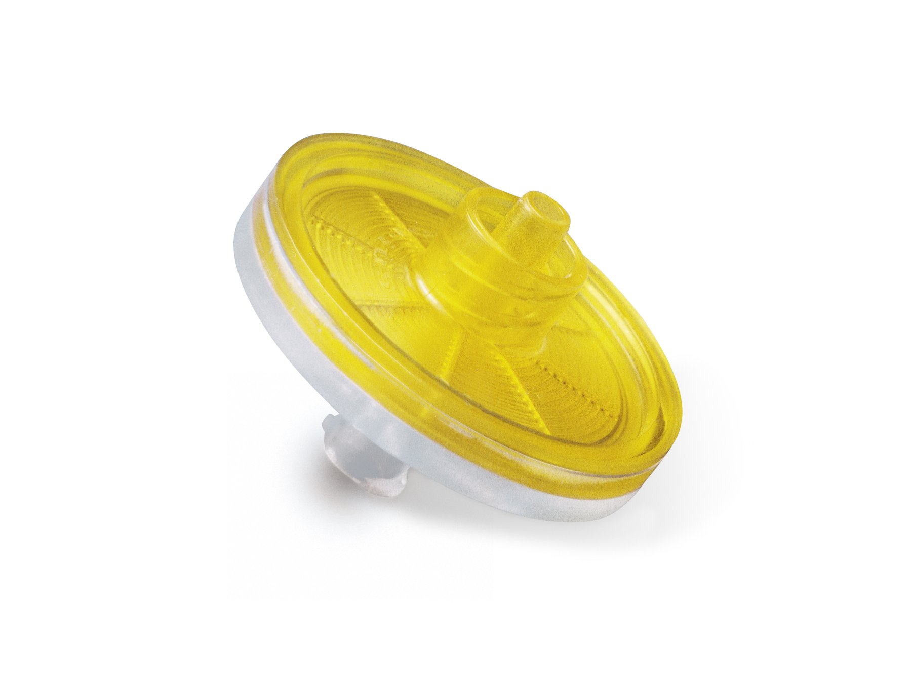 Sartorius Minisart 16537----------K High Flow Syringe Filter with Male Luer Lock, PES Membrane, Sterile, Dark Yellow, 0.45µm Pore Size (Pack of 50)