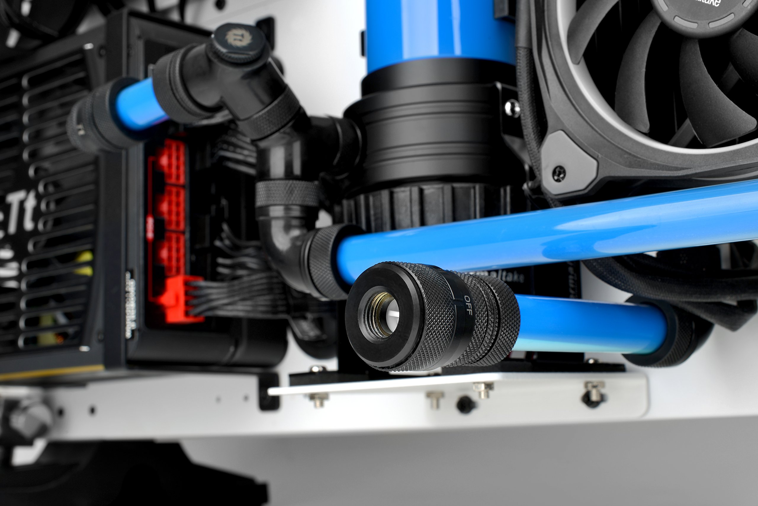 Thermaltake Pacific Liquid Cooling System Drain Valve - Black
