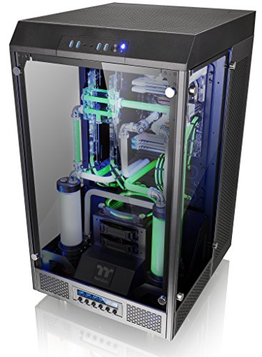 Thermaltake Tower 900 Black Edition Tempered Glass Fully Modular E-ATX Vertical Super Tower Computer Chassis CA-1H1-00F1WN-00