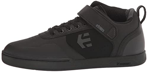 Etnies Men's Culvert Mid Top Michelin Rubber Mountain Bike Shoe Skate, Black/Black/Reflective, 11