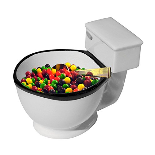 Evelots Toilet Coffee Mug/Cup-Ceramic-Tea/Beverage/Candies-10 Ounces-Hilarious.
