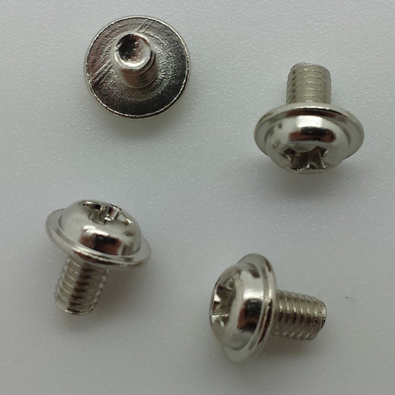 Version Coin - Computer Case Screws M3 X 4mm Pan Washer Head with Phillip's Screwdriver Head Screws for Computer Motherboard, Hard Drives, Optical Drive Mounting (2000)