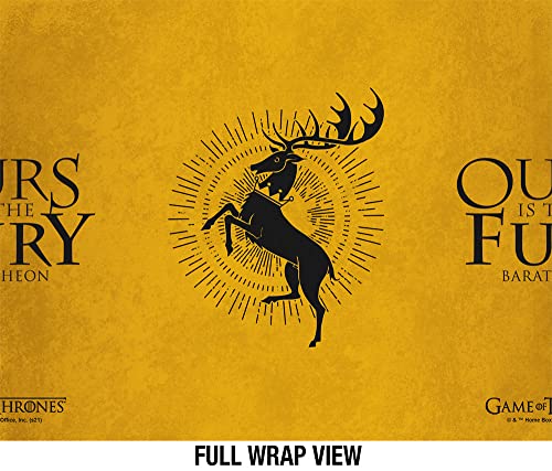 Game of Thrones OFFICIAL Baratheon Sigil 24 oz Insulated Canteen Water Bottle, Leak Resistant, Vacuum Insulated Stainless Steel with Loop Cap, Black