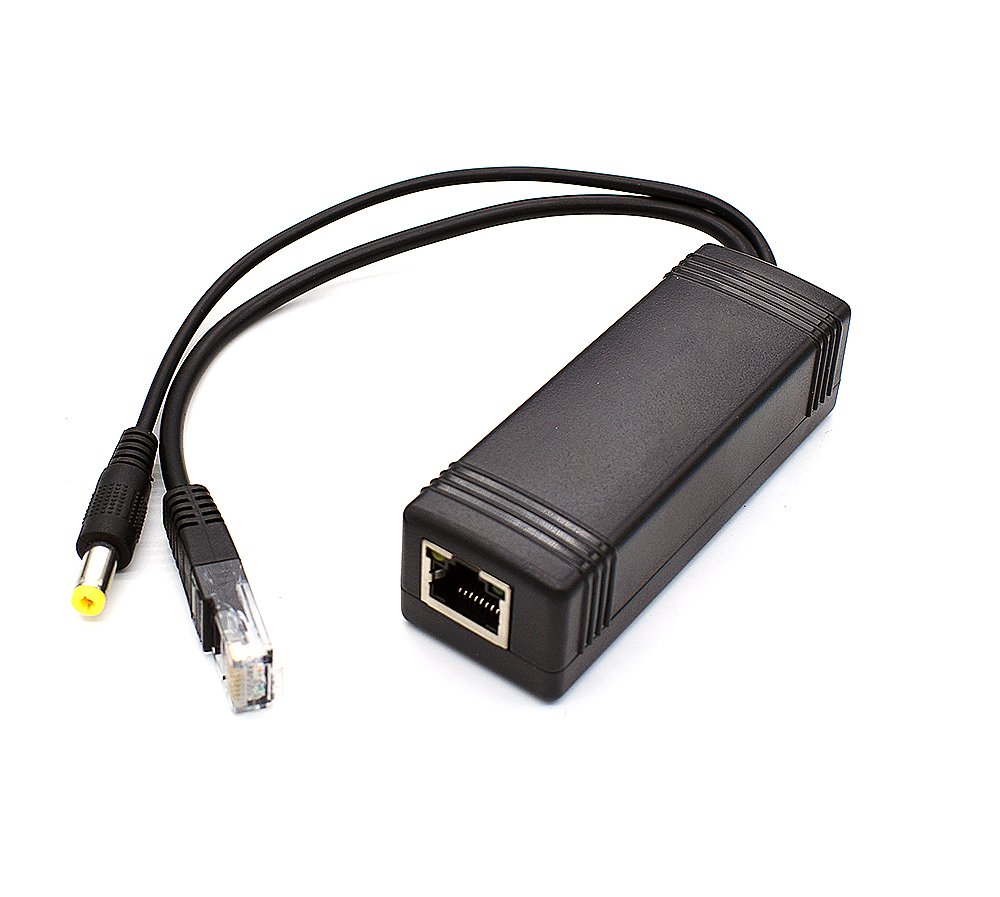 Micro USB Active 5 Volt IEEE 802.3af PoE Splitter for Remote USB Power Over Ethernet to Tablets, Dropcam, Nest Cam or Raspberry Pi, Use with 10/100M PoE Switches or PoE Injector