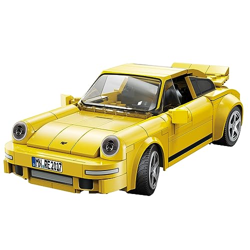 dOMOb RUF CTR Yellowbird RC Car Building Kit β Bricks Toys for 6+ Age Kids & Adults β 1:20 Model Build Set β 2.4GHz Remote Control β 222 pcs Blocks β STEM for Boys & Girls