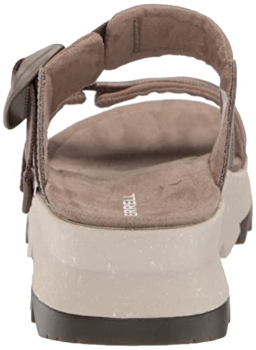 Merrell Women's Alpine Cush Slide Wedge Sandal, Brindle, 7