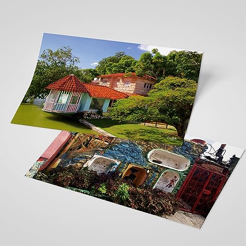 Dear Mapper Cuba City Landscape Postcards Pack 20pc/Set Postcards From Around The World Greeting Cards for Business World Travel Postcard for Mailing Decor Gift