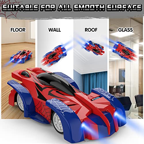 EpochAir Wall Climbing Remote Control Car, Dual Mode 360° Rotating RC Stunt Cars with Headlight,Rechargeable Toys for Boys Gift for Boys 4 5 6 7 8-12 Year Old