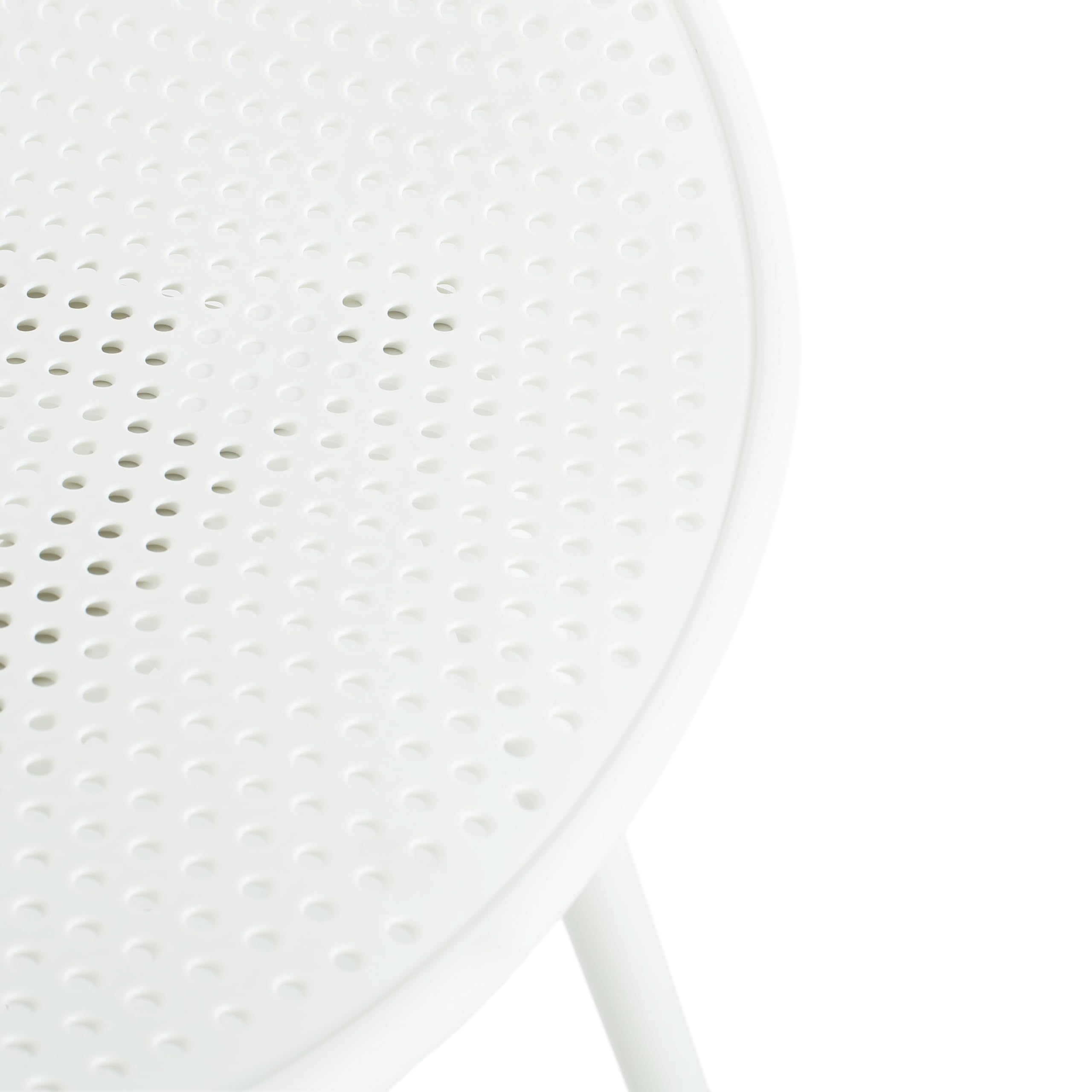 Christopher Knight Home White Lounge Chairs Set of 2 β Modern Accent Chairs-Resistant Patio Chairs with Mesh Design for Garden, Balcony, or Backyard β Sleek and Comfortable Seating for Outdoor Spaces
