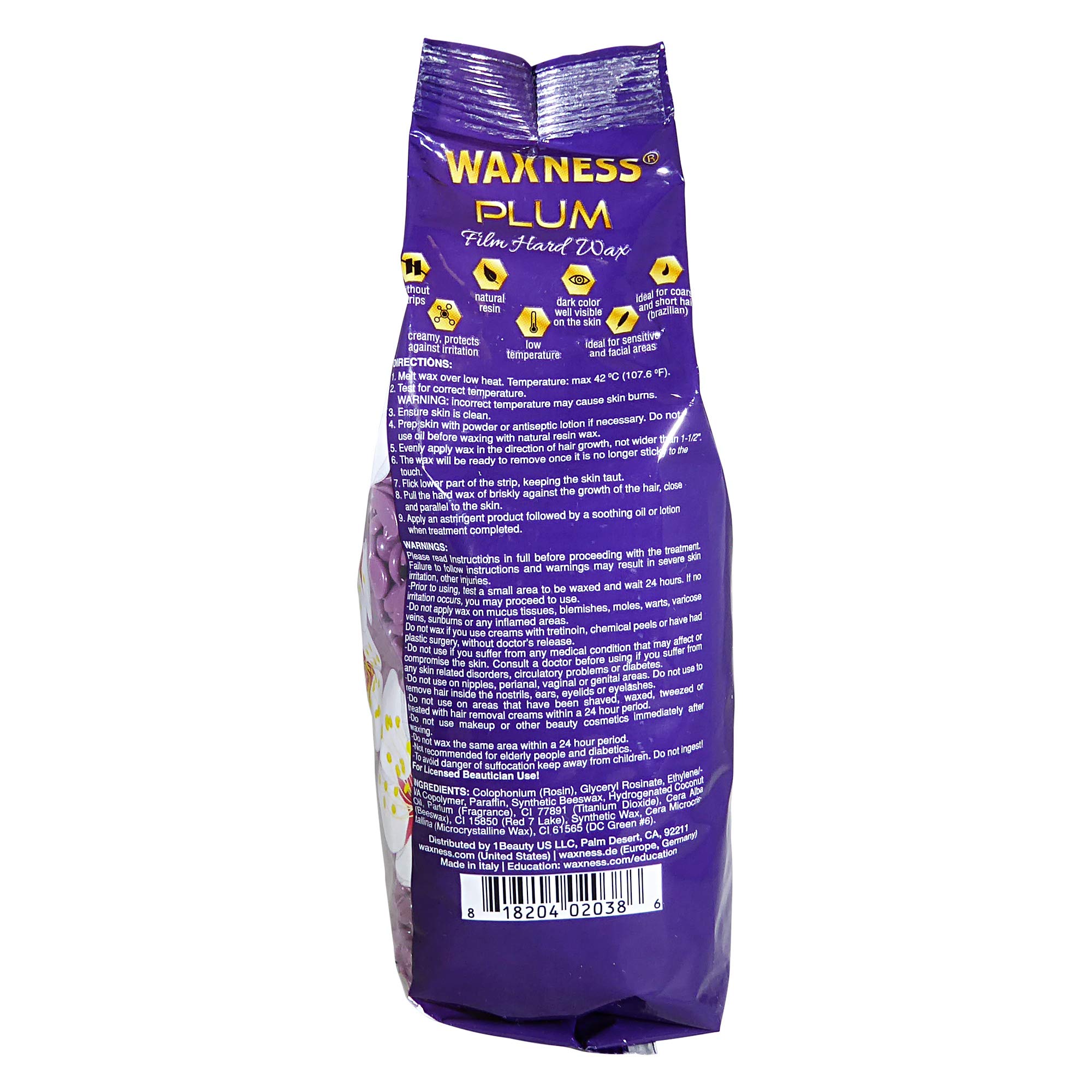 Waxness Film Hard Wax Plum 2.2 Pounds