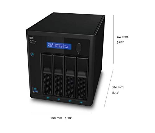 WD 16TB My Cloud Pro Series PR4100 Network Attached Storage - NAS - WDBNFA0160KBK-NESN