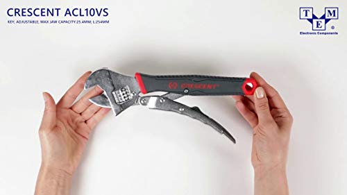 Crescent 10" Locking Adjustable Dual Material Wrench - ACL10VS