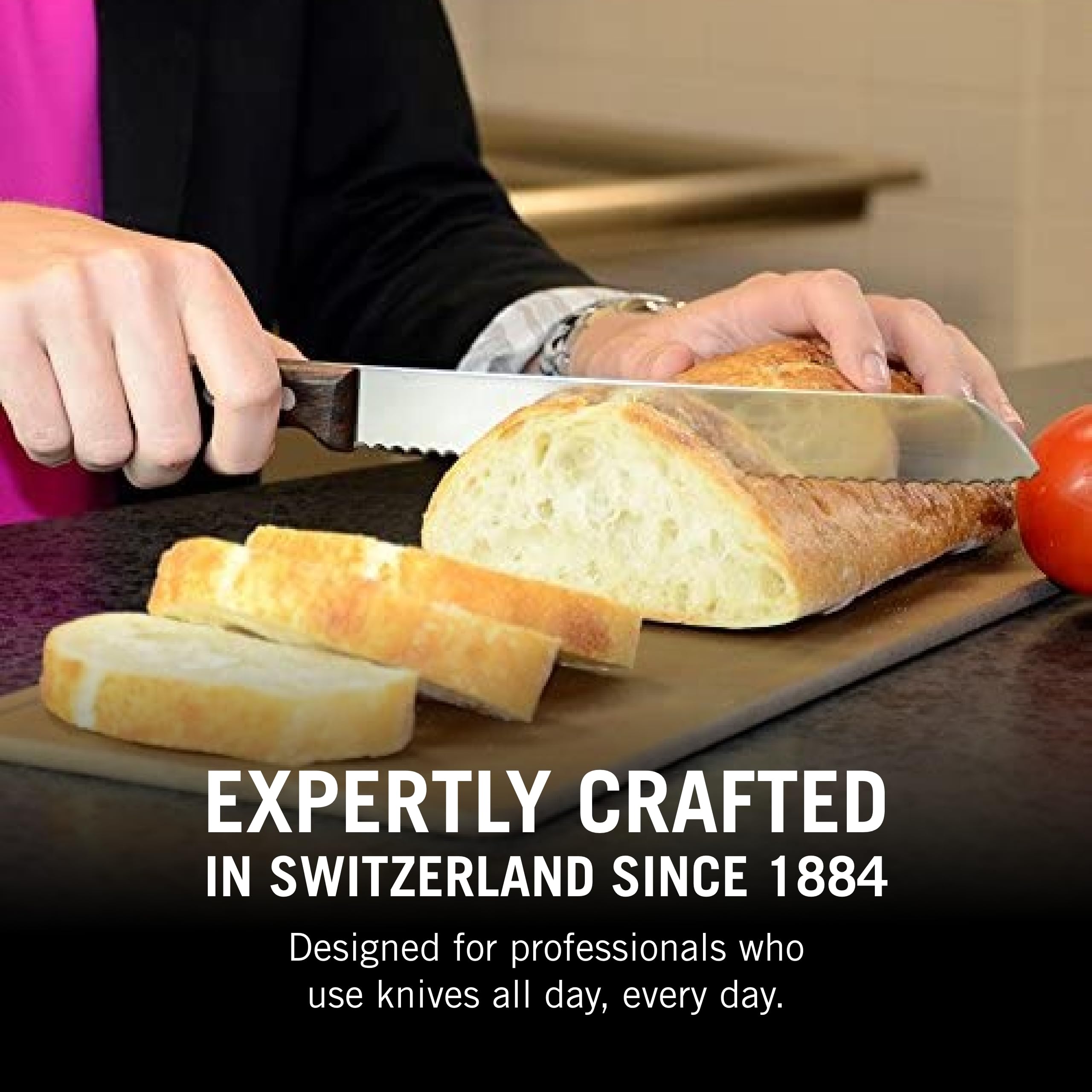 Victorinox Rosewood 3-Piece Flat Knife Set