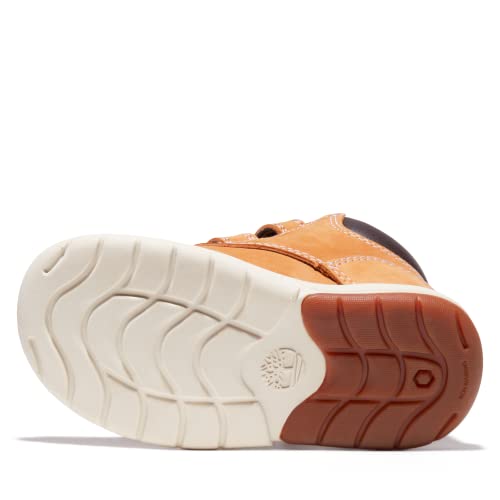 Timberland Baby Toddle Tracks Hook-and-Loop Bootie, Wheat Nubuck, 5.5 US Unisex Infant