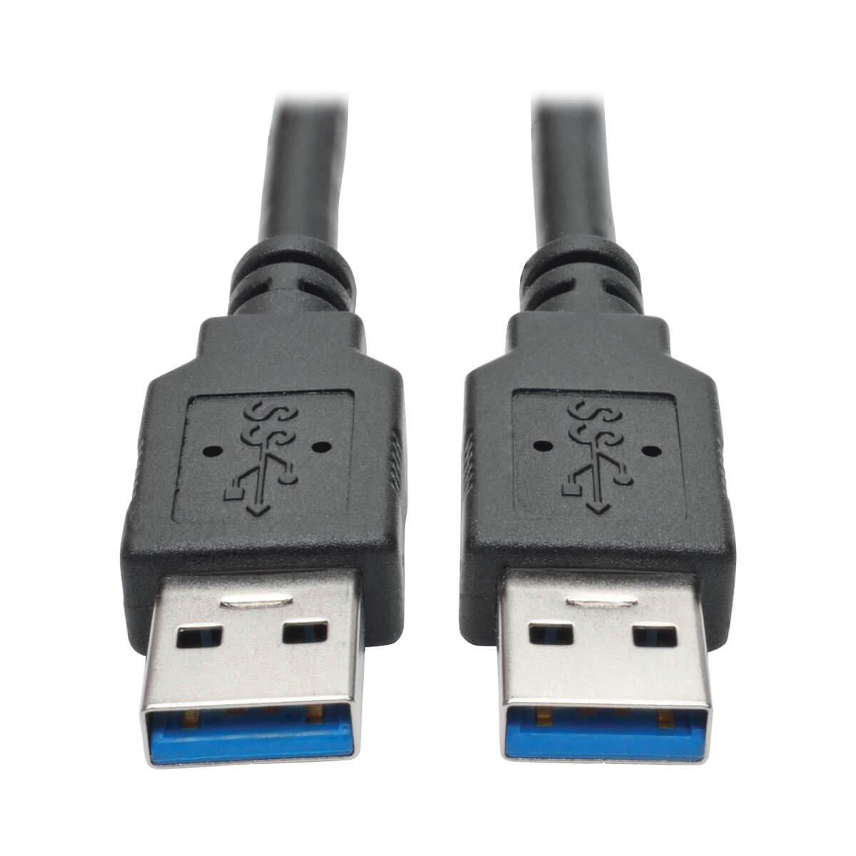 Tripp Lite 6 ft. USB 3.0 SuperSpeed (A/A) Cable (M/M), 28/24 AWG, 5 Gbps, USB Type-A to Type-A, Black (U320-006-BK)