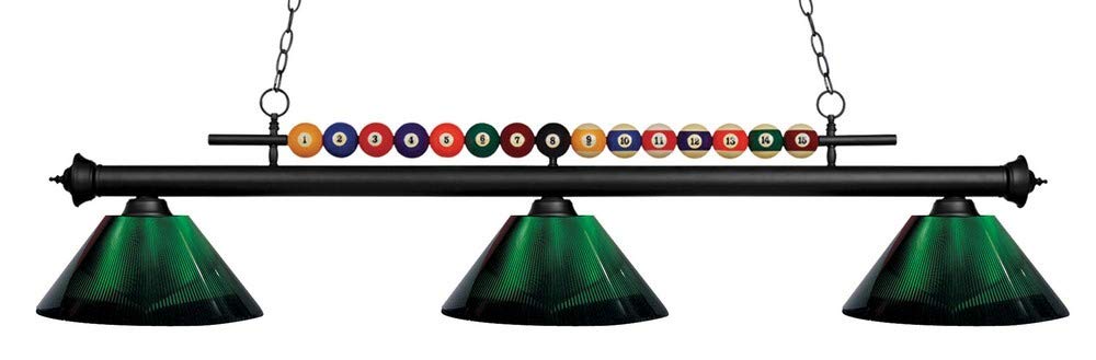 Shark - 3 Light Island/Billiard in Billiard Style - 16 Inches Wide by 15 Inches High