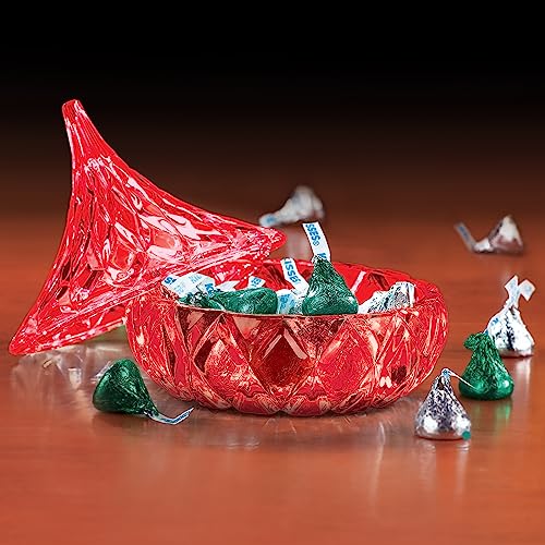 Godinger Red Crystal Hersheys Kiss Candy Dish