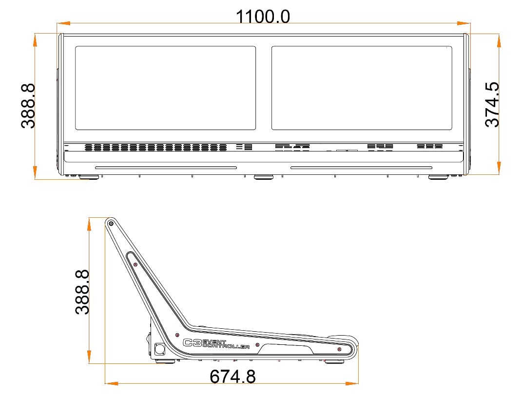 C3 All-in-One LED Screen Video Processor LED Display Controller C3 c3