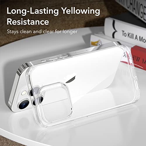 ESR Clear Case Compatible with iPhone 14 Pro Max Case, Shockproof Thin Silicone Cover, Yellowing-Resistant Slim Transparent TPU Phone Case, Project Zero Series, Clear