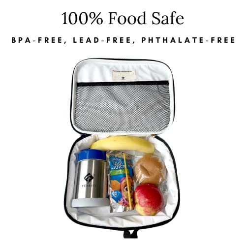 Fenrici Adaptive Backpack and Lunch Box Bundle (Black)