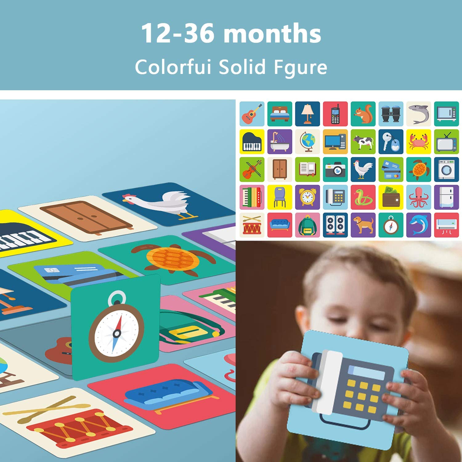 Black and White Baby Flashcard for Intelligence Development,80 PCs 160 Page High Contrast Visual Stimulation Cards,Early Memory Learning Tummy Time Toys for Newborn Infants 0 3 6 12 Months