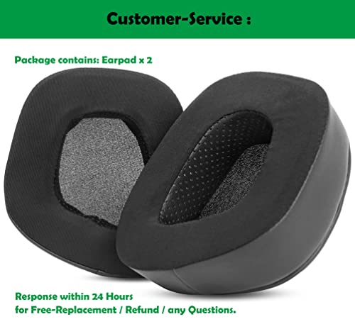 DowiTech Cooling Gel Headphone Replacement Ear Pads Cushions Headset Earpads Compatible with Corsair Void / Corsair Void Pro Premium Gaming Headset with 7.1 Surround Sound