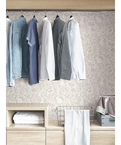 Cream Terrene Peel & Stick Wallpaper