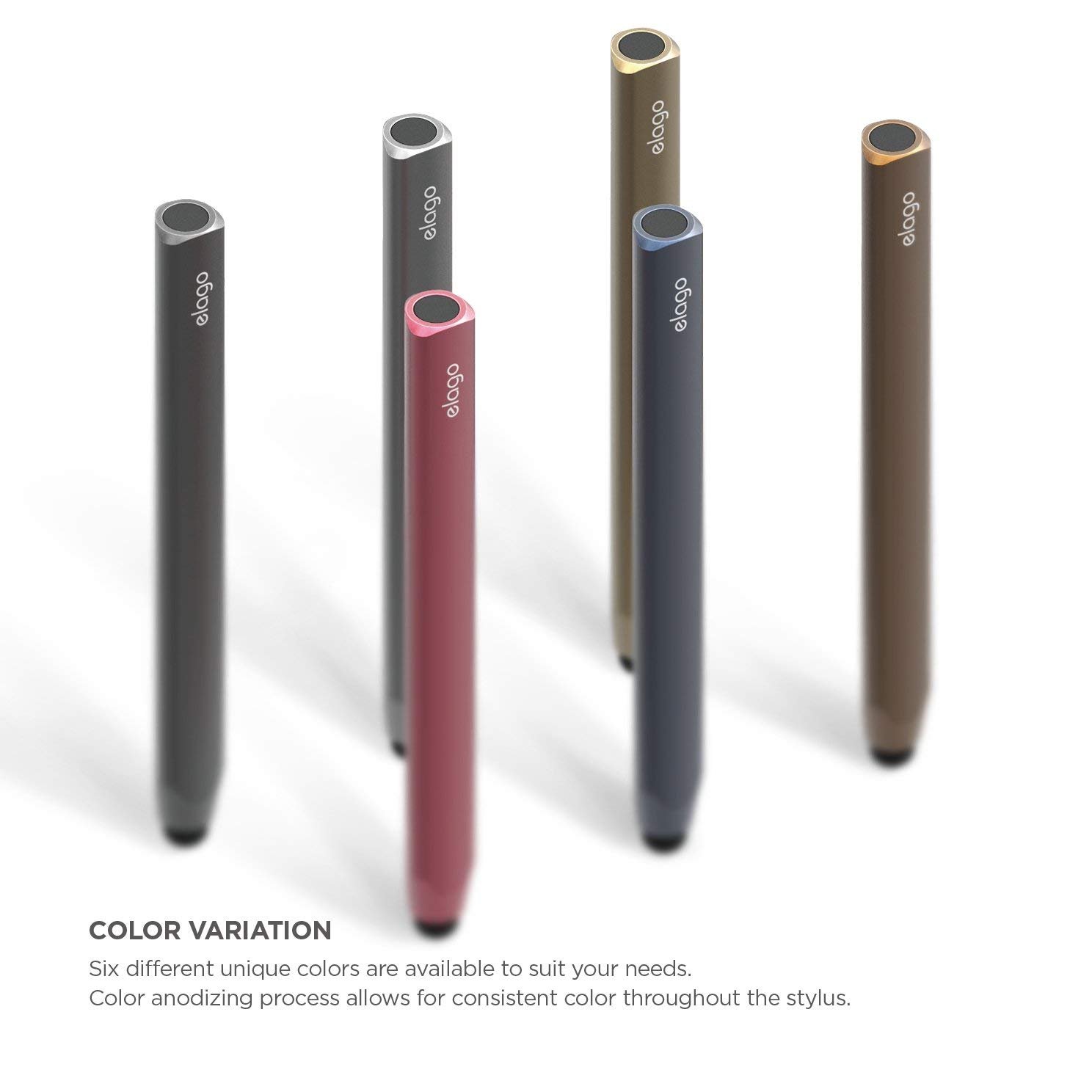 elago Premium Aluminum Stylus Pens for All Touch Screen Tablets/Cell Phones [Black]