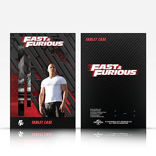 Head Case Designs Officially Licensed Fast & Furious Franchise Furious 7 Key Art Soft Gel Case Compatible with Amazon Fire HD 10 (2021)