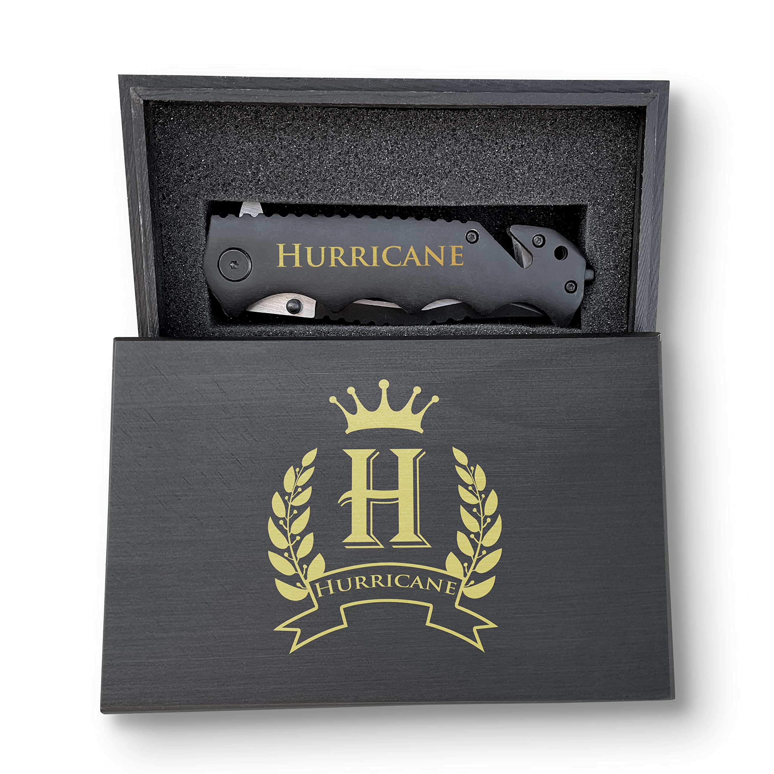 Customized Survival Knife, Classic Multi-Tool Knife, Best Personal Safety Survival Gear,'Hurricane' Personalized Knife