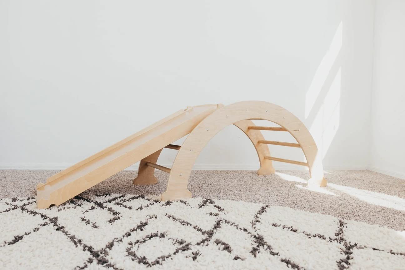 JOEY CO. Montessori Climbing Arch, Montessori Style Indoor Play Gym for Children, CPSIA Tested Waldorf Arch for Kids
