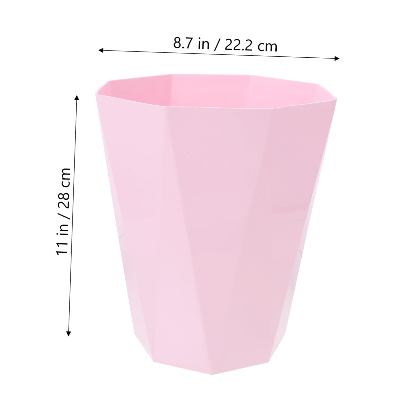JOINPAYA 1pc Compact Garbage Can Trash Can with Lid Bathroom Trash Can Bedroom Trash Can Hotel Garbage Bin Trash Can for Car Household Trash Can Pink Automatic Office Wastebasket