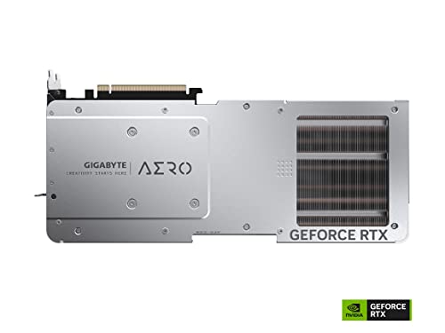 Gigabyte GV-N4080AERO OC-16GD GeForce RTX 4080 16GB AERO OC Graphics Card, 3X WINDFORCE Fans, 16GB 256-bit GDDR6X, Video Card
