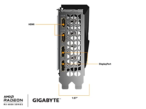 Gigabyte Radeon RX 6650 XT Gaming OC 8G Graphics Card, WINDFORCE 3X Cooling System, 8GB 128-bit GDDR6, GV-R665XTGAMING OC-8GD Video Card